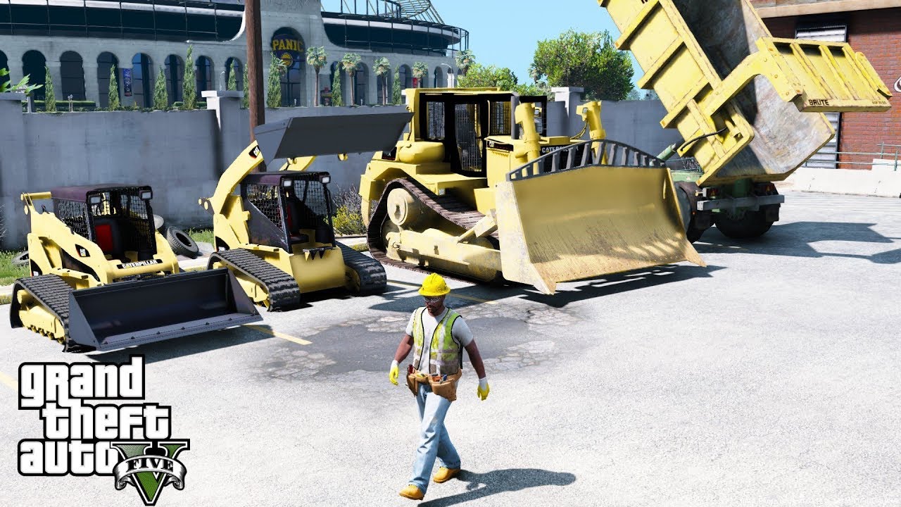 GTA 5 REAL LIFE MOD #55 - Setting Up Our New Construction Business ...