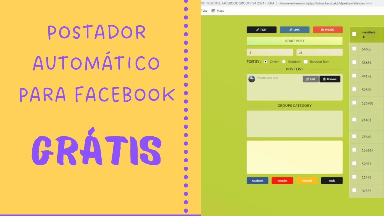 Postador Automatico para FaceBook Como Instalar e Configurar Facebook ...