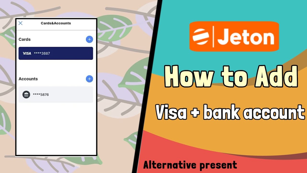 jeton wallet how to add visa card and bank details||alternative present ...