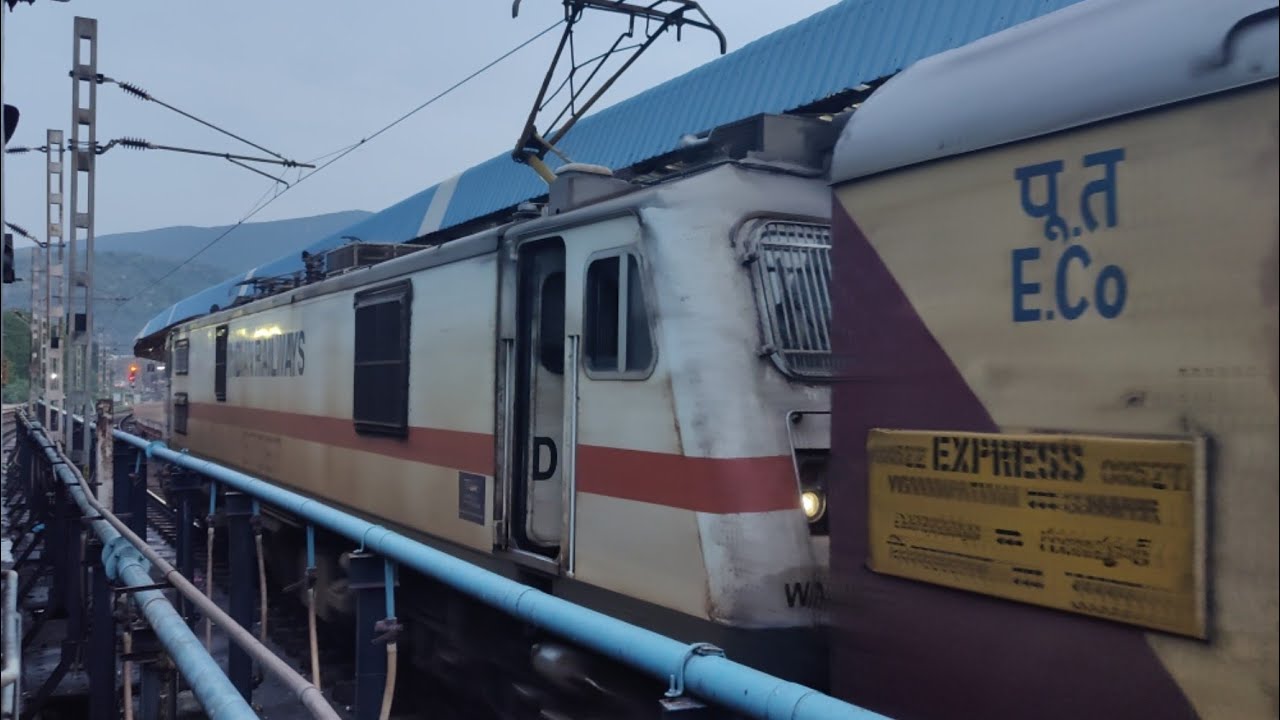 VISAKHAPATNAM TO GUNUPUR PASSENGER DEPARTING VSKP RAILWAY STATION - YouTube