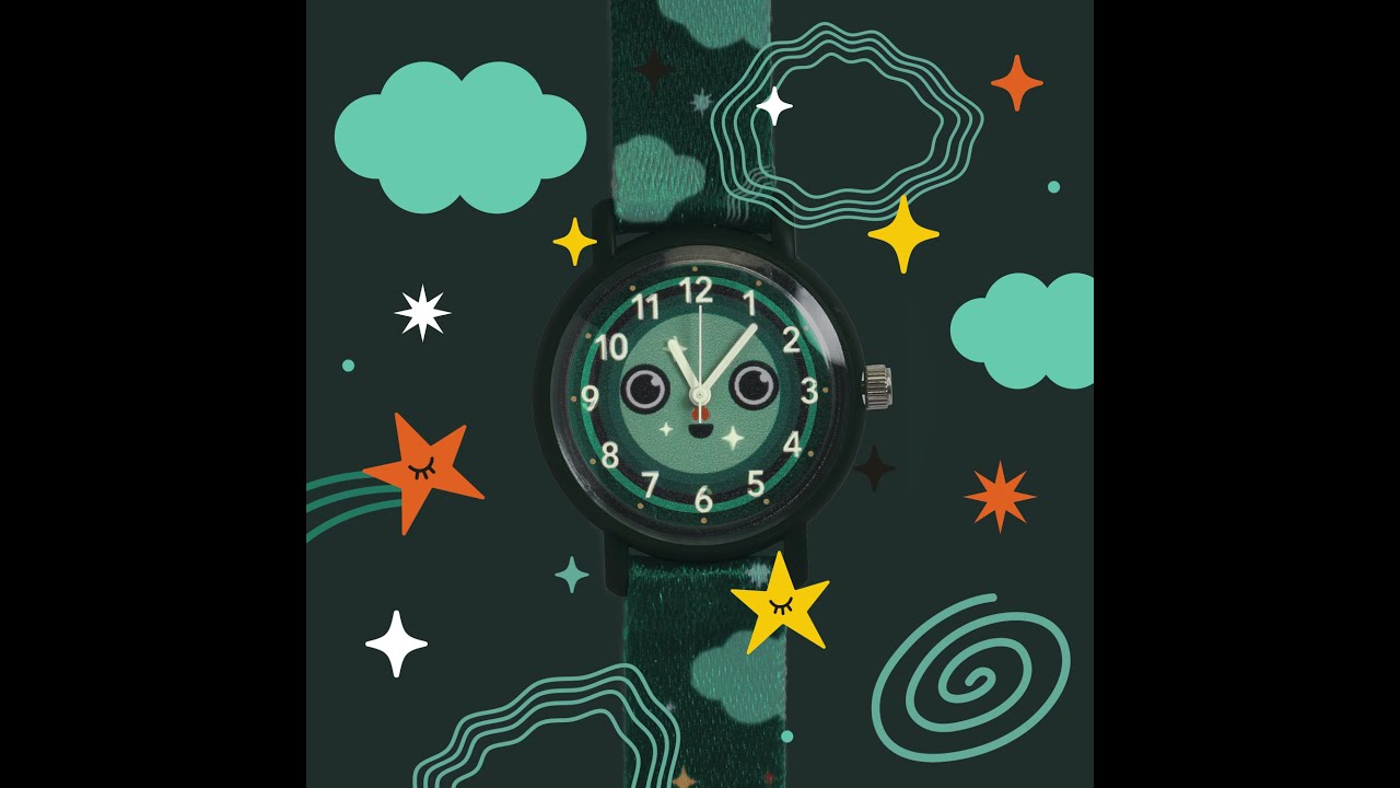 DD00432 - Djeco watch - Night - Ticlock - YouTube