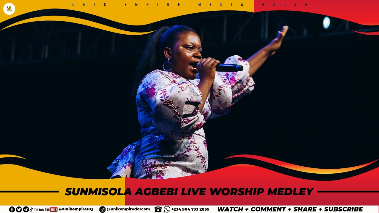 SUNMISOLA AGBEBI LIVE WORSHIP MEDLEY - YouTube