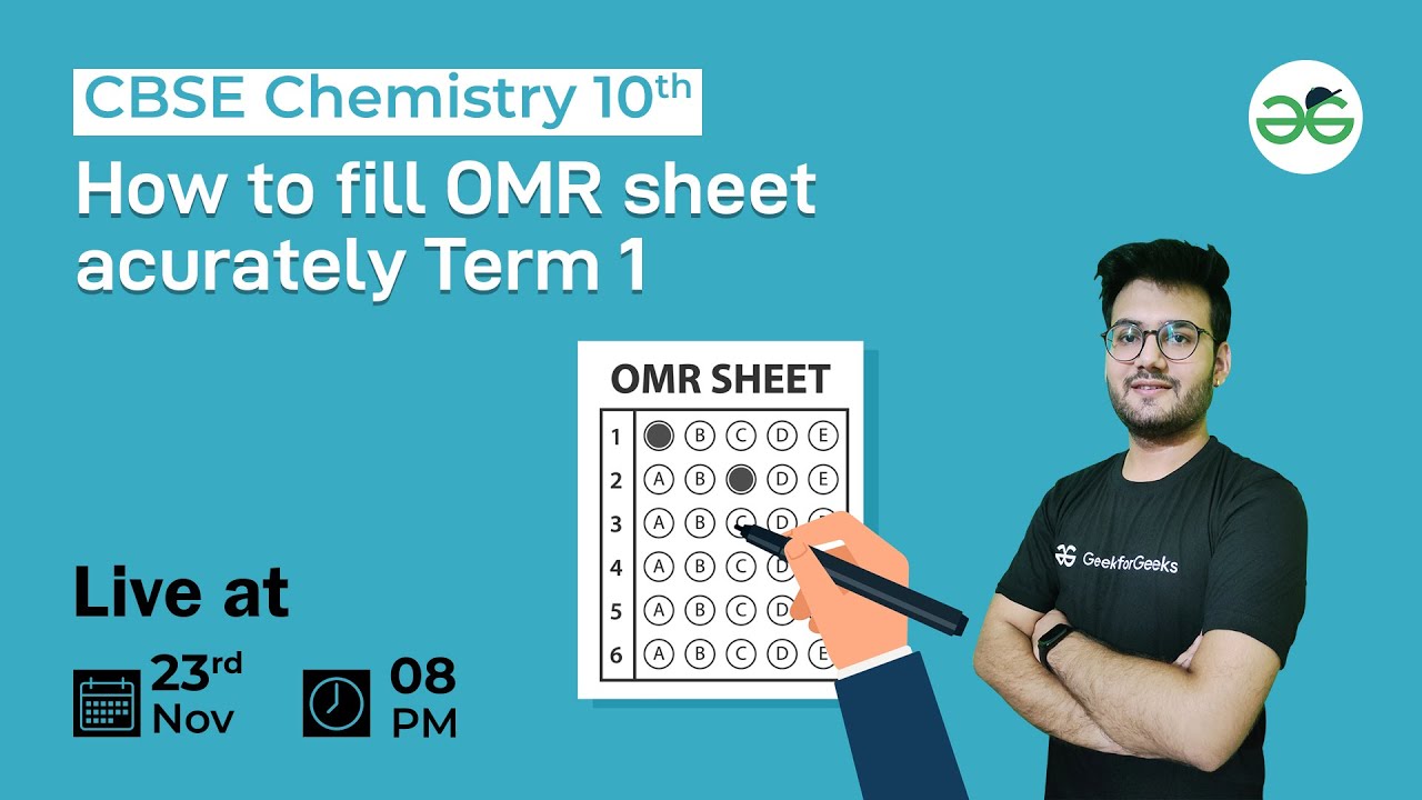 How to fill OMR sheet accurately| Term-1| Class 10 | CBSE NCERT/ICSE ...