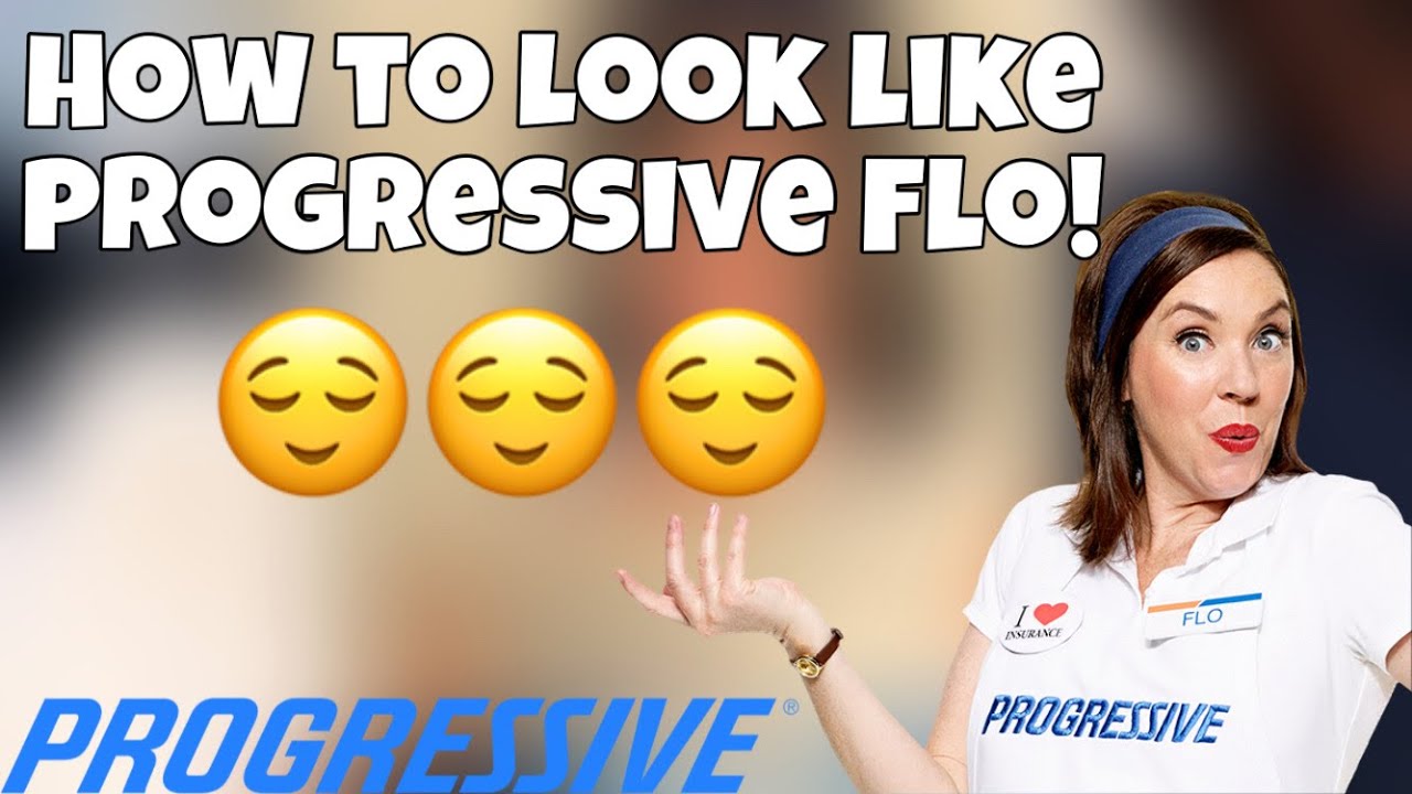 How to look like Flo the Progressive lady! | Halloween 🎃 - YouTube