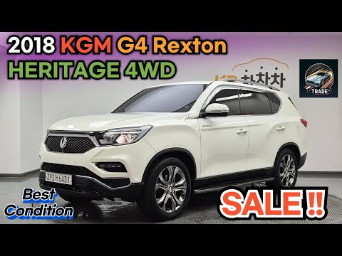 💥2018 KGM (Ssangyong) G4 Rexton HERITAGE 4WD / SUNROOF - YouTube