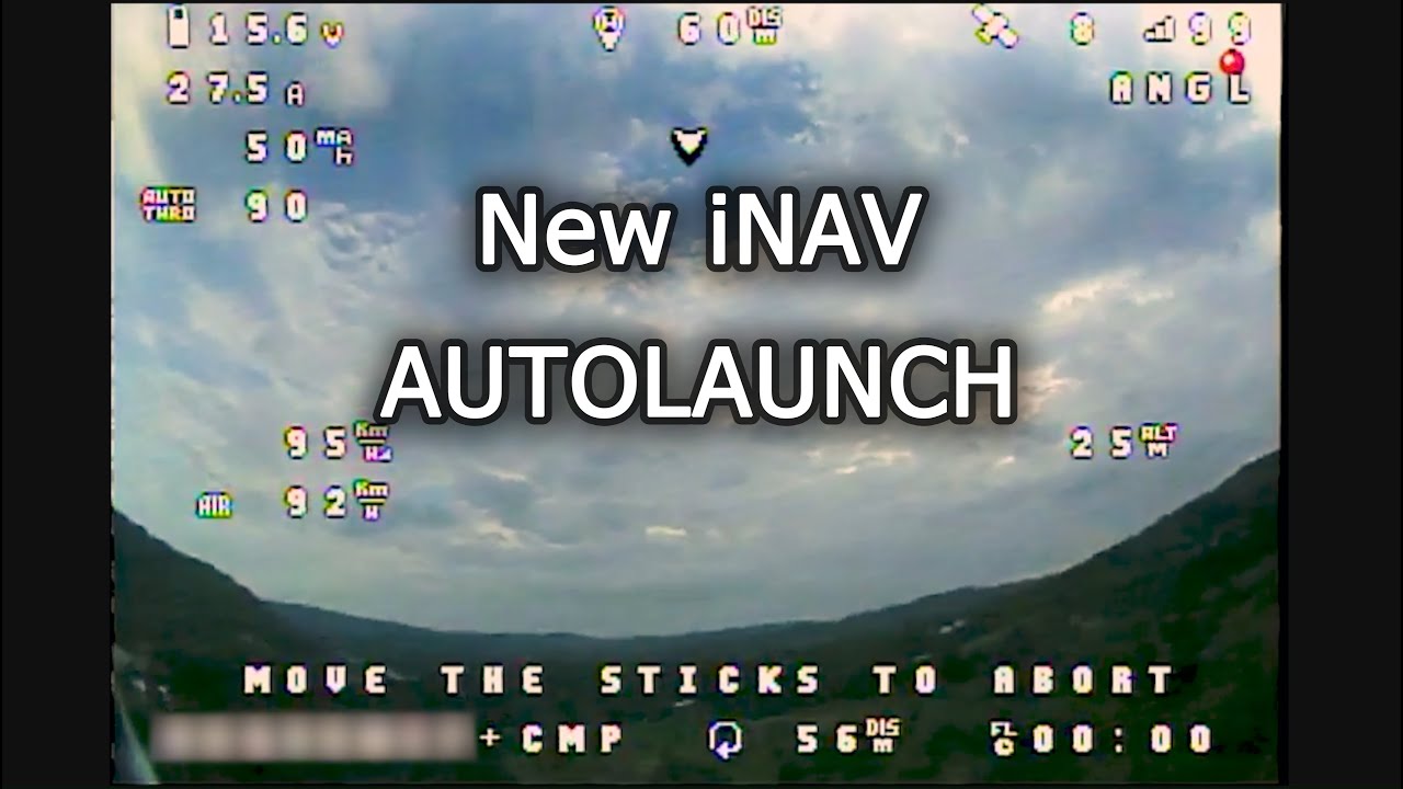 New iNav Autolaunch - smoothed at the end - YouTube