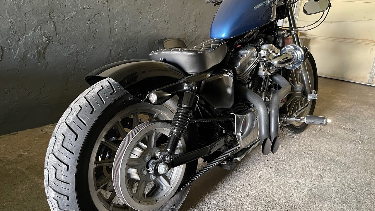 2005 Harley Davidson Sportster 883 Bobber Build - YouTube