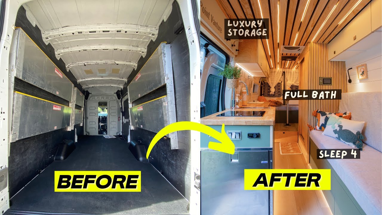 DIY VAN BUILD IN 10 MINUTES - Timelapse | FORD TRANSIT 350 | 3 Month ...