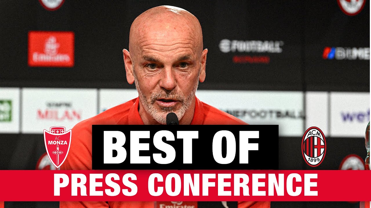 Monza v AC Milan | Best of Press Conference - YouTube