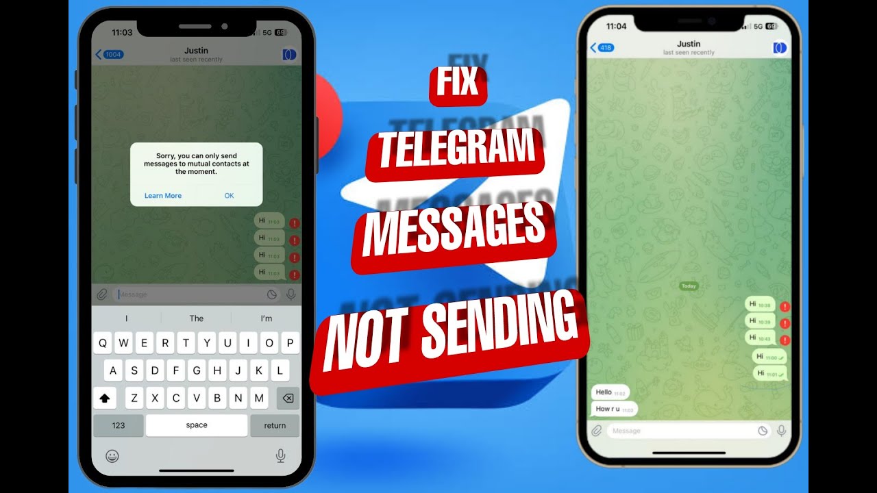 TELEGRAM || how to solve messages not sending on telegram 🚫 ...