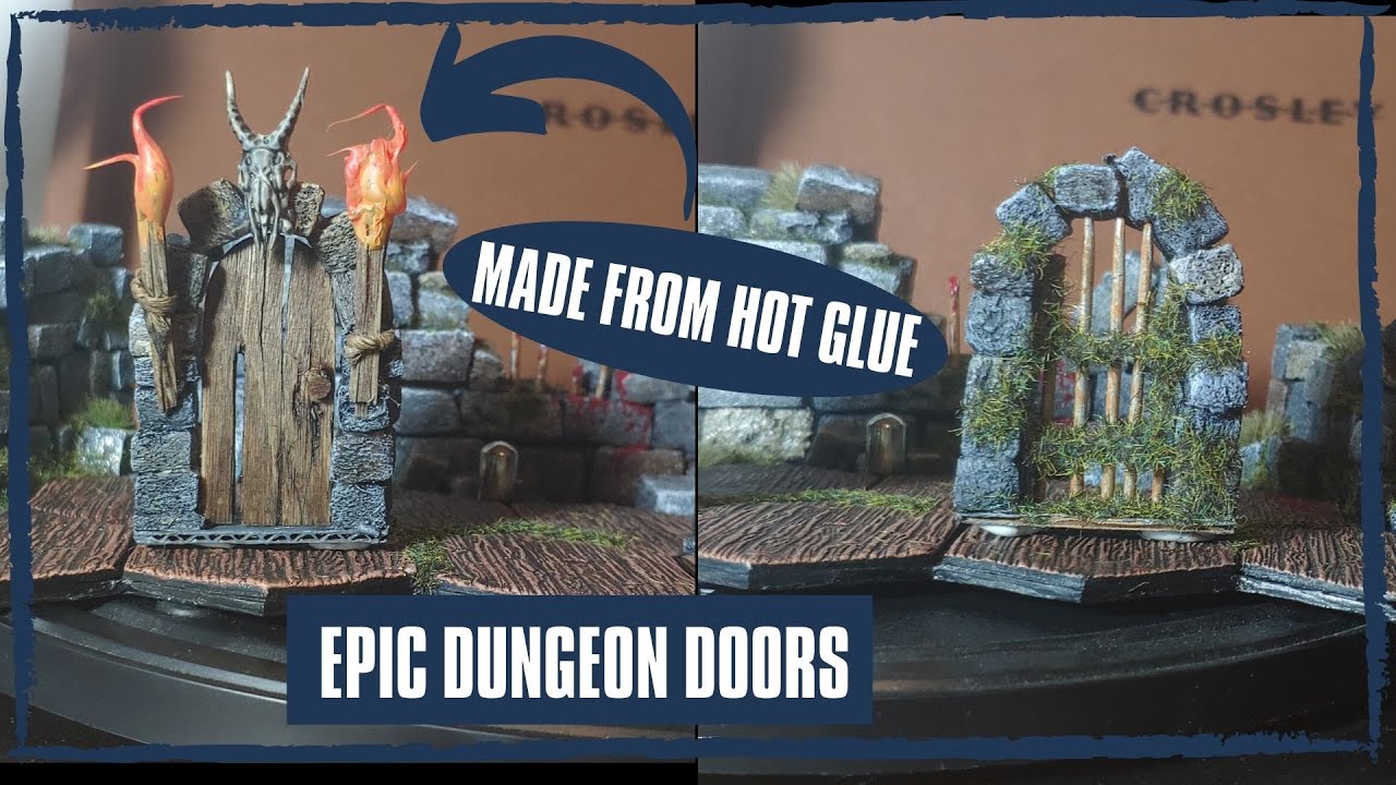 Craft Tutorial - How to Build Dungeon doors For D&D and Gloomhaven ...