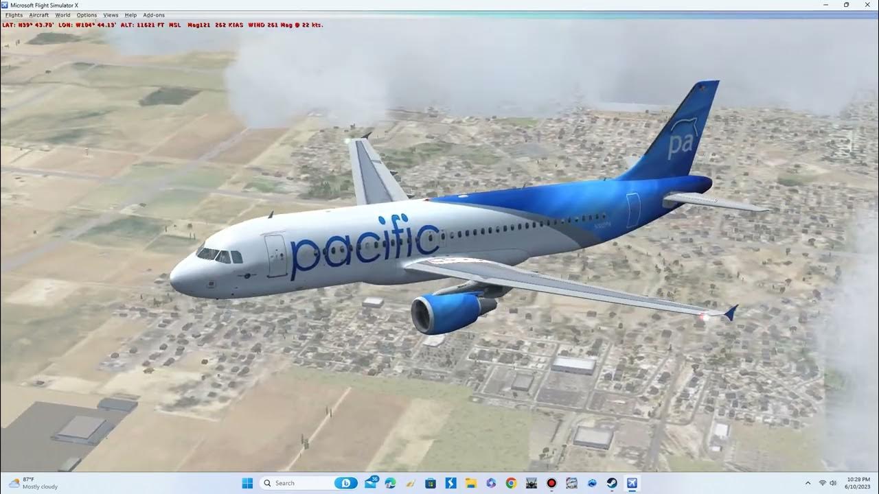 Pacific Virtual Airways FT 3290, Denver to Columbus - YouTube