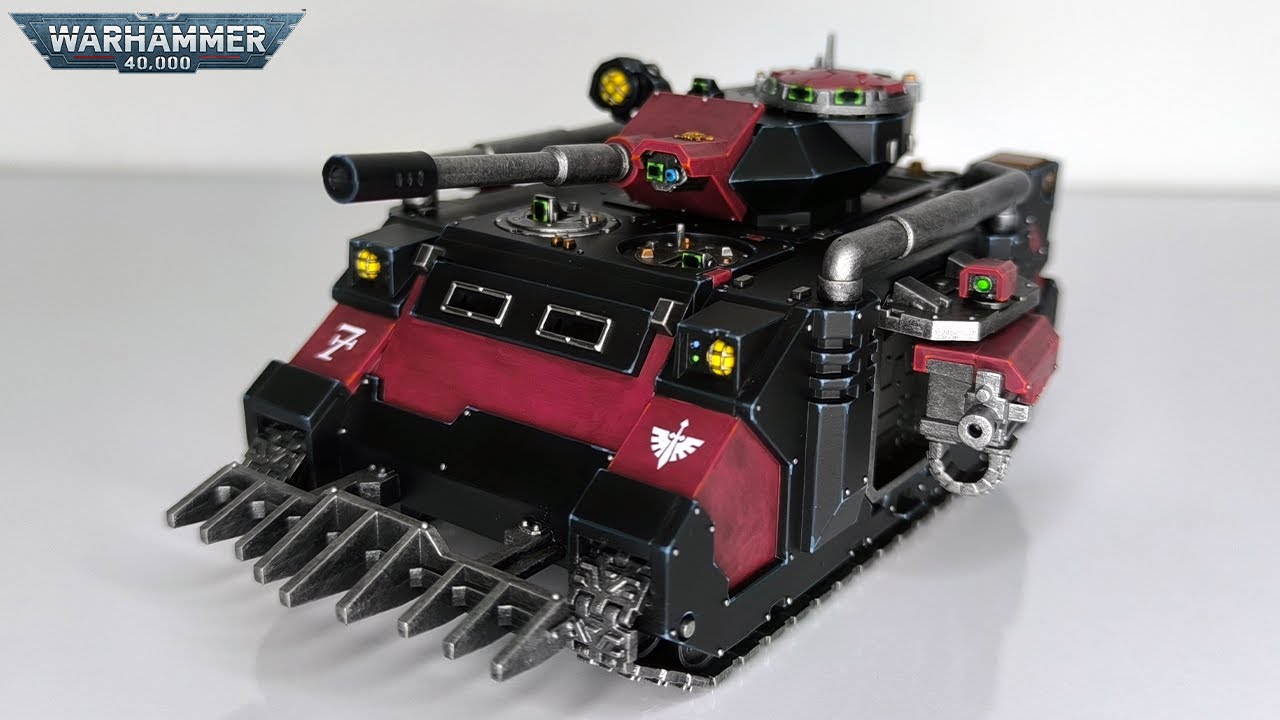 Dark Angels Predator Tank - Warhammer 40K - YouTube