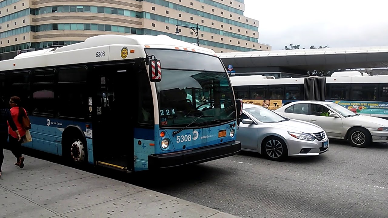MTA: 2 New Flyer XD60/4 NovaBus Articulated LFSA On The Bx12/Bx12-SBS ...