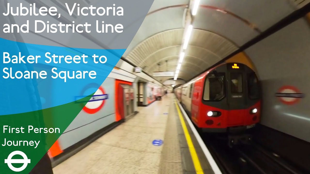 London Underground First Person Journey - Baker Street to Sloane Square ...