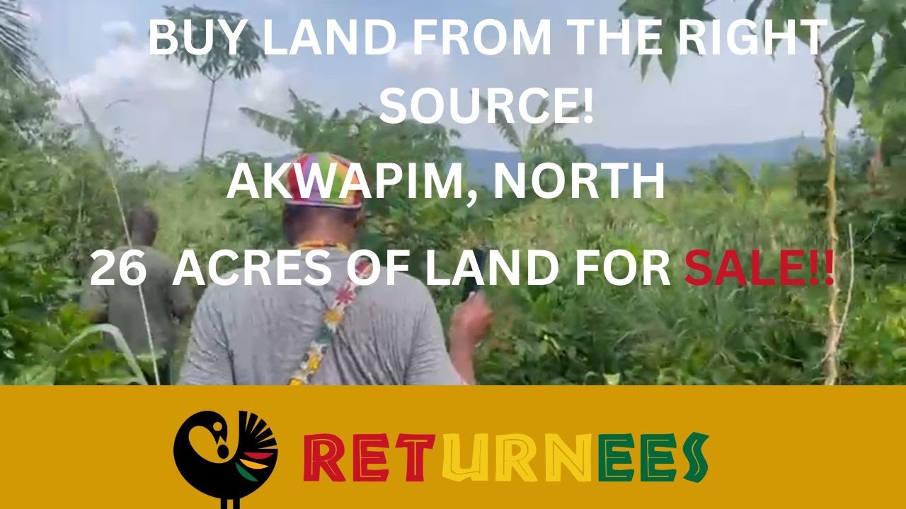 Buy Land from The Right Source | Akwapim North, Ghana 26 acres of land ...