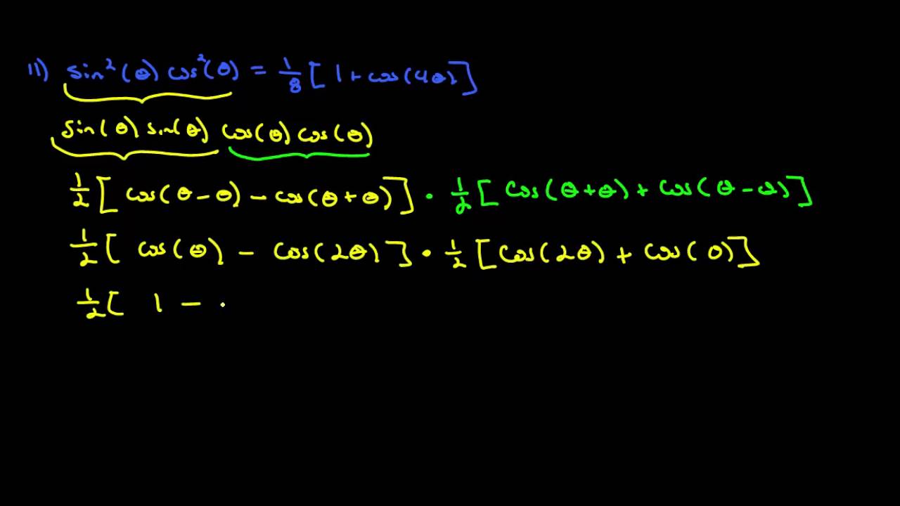 Proving Complex Identities Exercise 5 20121083 - YouTube
