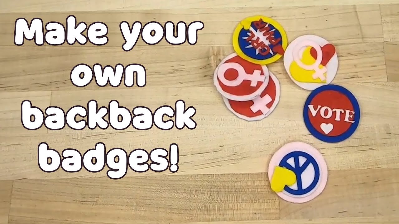 How to Make Backpack Badges | Maker Mondays - YouTube