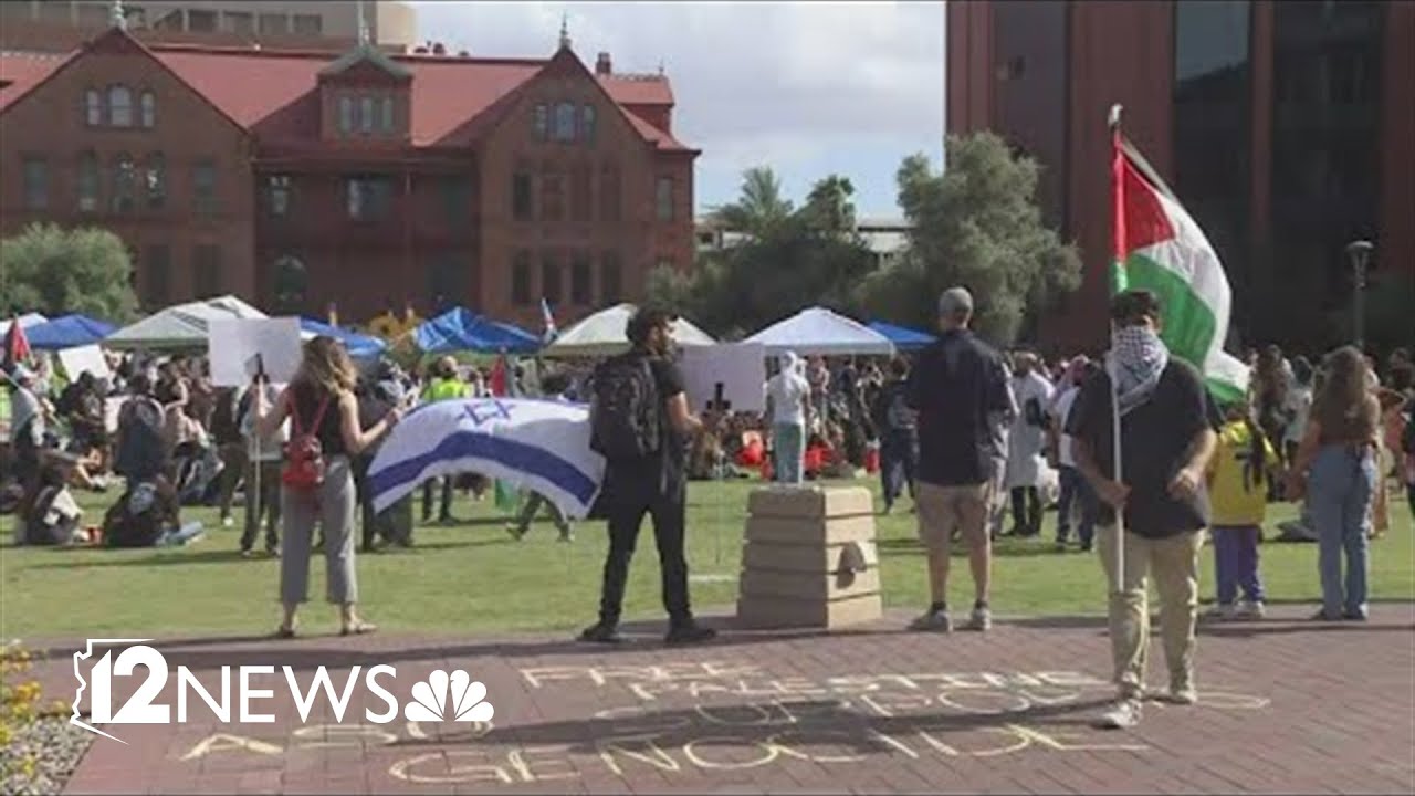 Protest on ASU's Tempe campus sparks police investigation, arrests ...