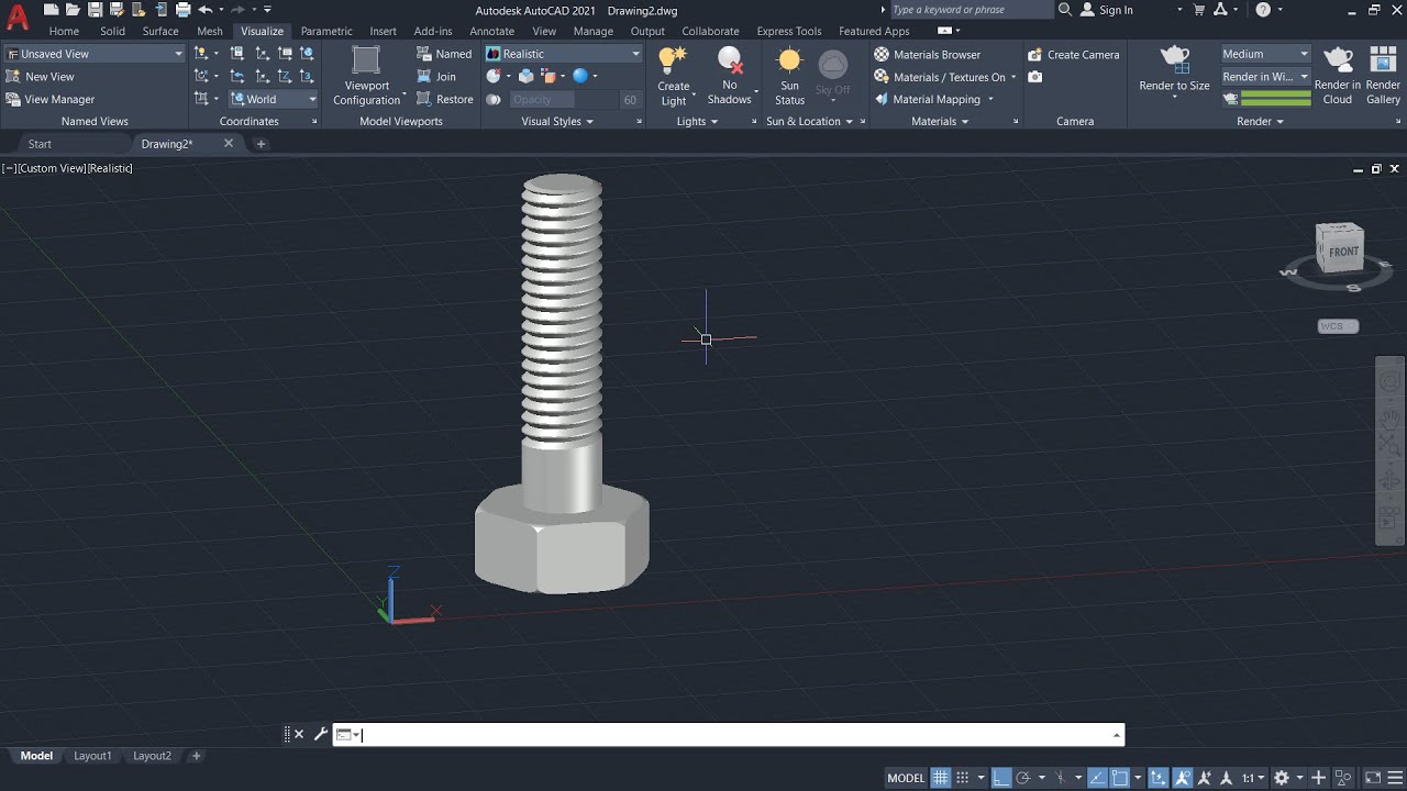 How To Make Bolt On AutoCAD Design A Blot On AutoCAD YouTube how-to-make-bolt-on-autocad-design-a-blot-on-autocad-youtube
