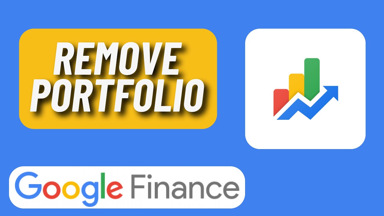 How to Remove Portfolio in Google Finance - YouTube