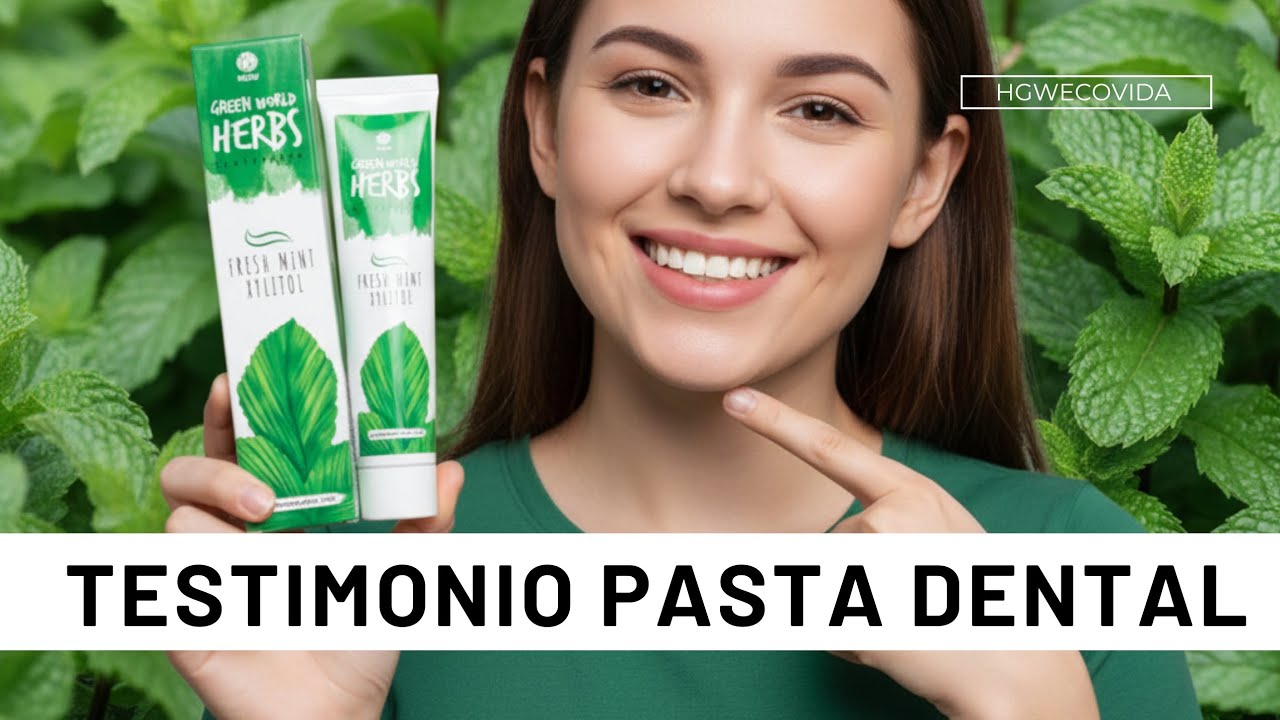 TESTIMONIOS HGW PASTA DENTAL GREEN WORLD HERBS | HGWECOVIDA - YouTube