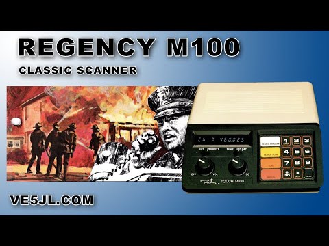 A look at the Regency M100 vintage programmable scanner. - YouTube