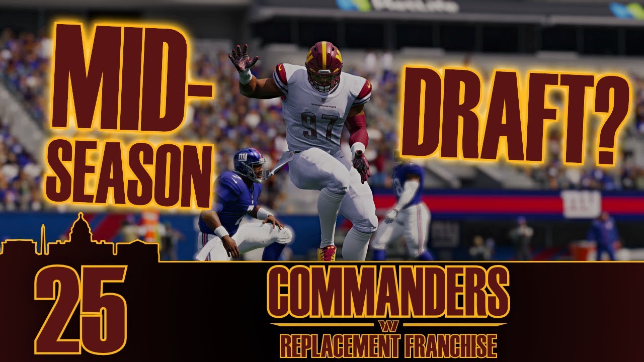 Mid-Season Draft, to Spark Life in this Defense! | Madden 23 Washington ...