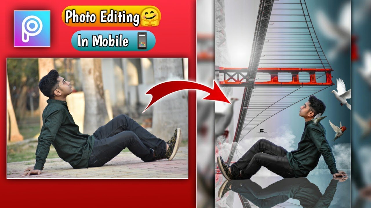 Picsart Manipulation Editing - Creative Bridge & Birds Photo Editing ...