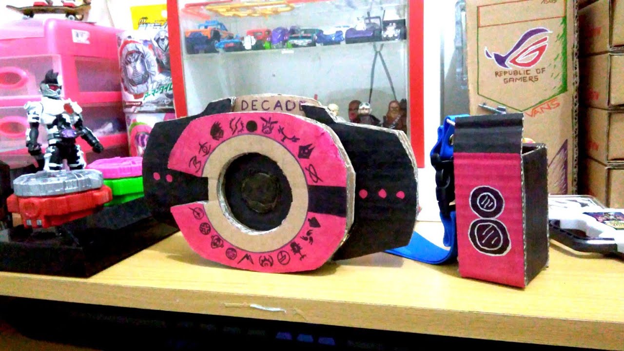 Kamen Rider Decade - Neo Deca Driver belt kardus - YouTube