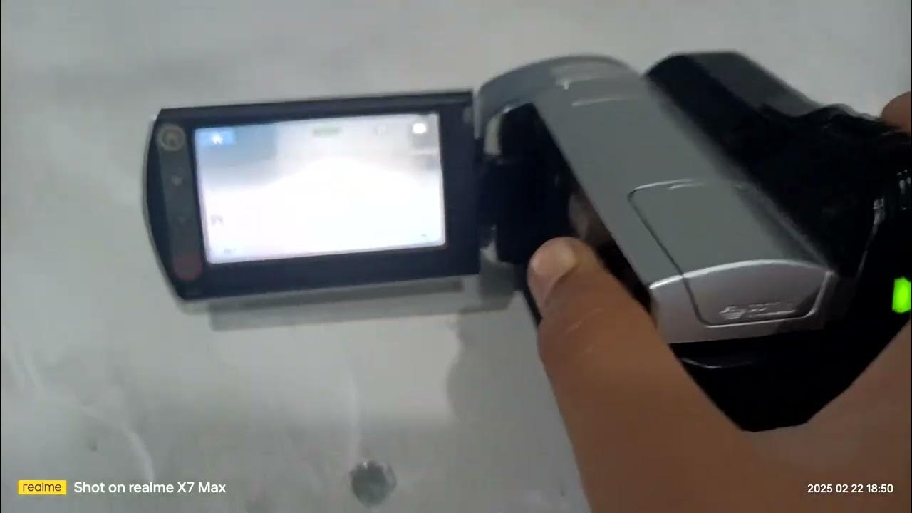 My Sony Handycam DCR-SR45 camera - YouTube