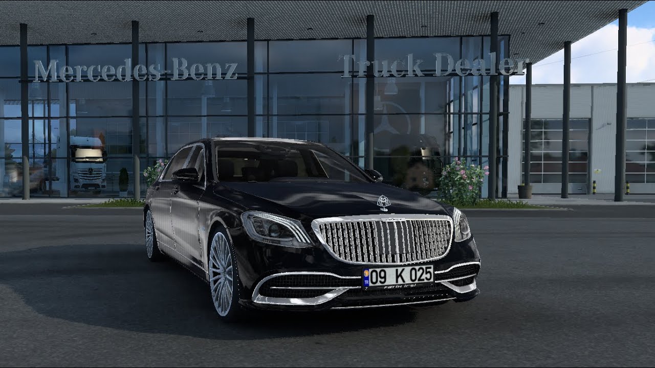 Mercedes-Benz Maybach W222 S650-Euro Truck Simulator 2 (1.48) - YouTube