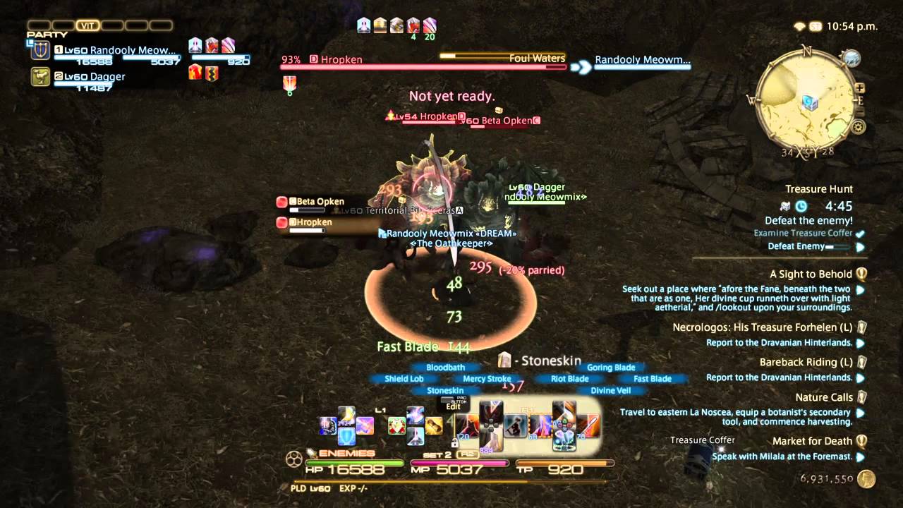 FFXIV Heavensward Wyvern Map: Churning Mists - YouTube