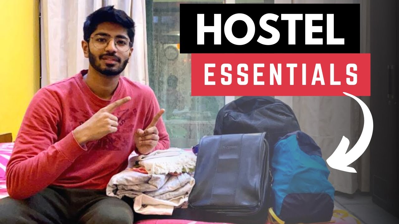 Hostel Essentials | Things to carry to a hostel | What to pack for ...