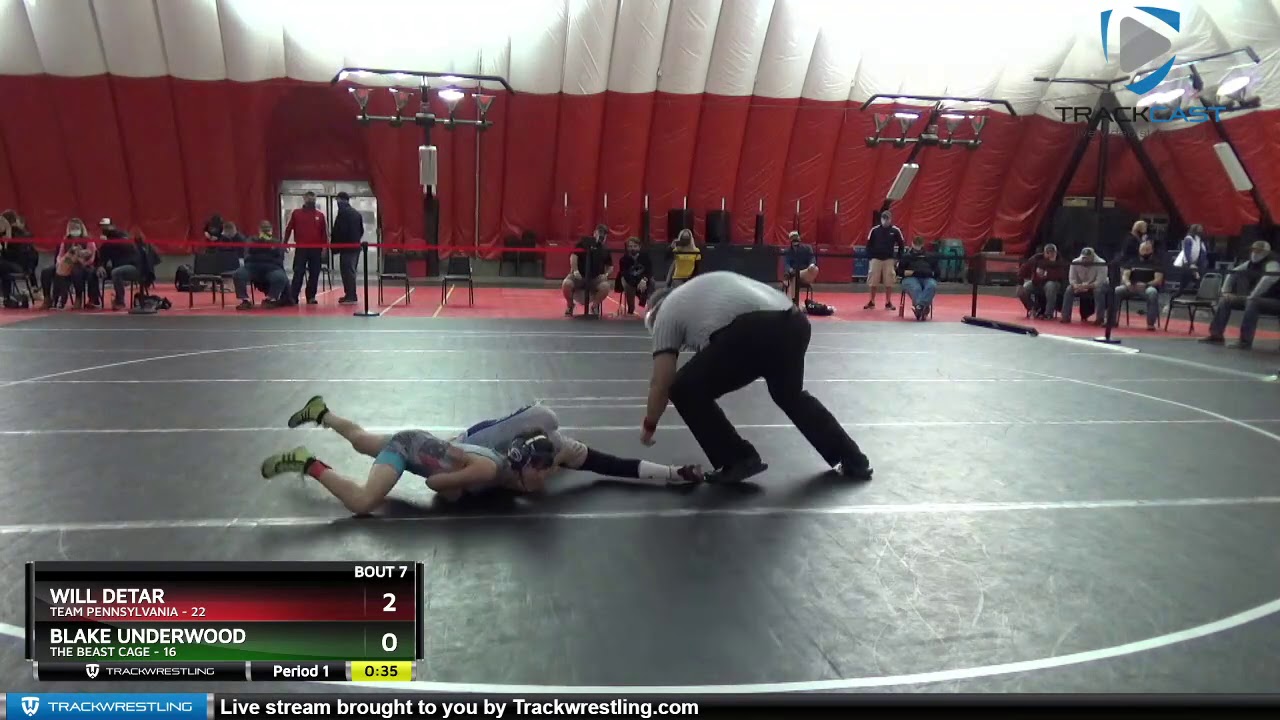 USAW TOA Club Duals HS Boys/[boutNo] 77 Blake Underwood The Beast Cage ...