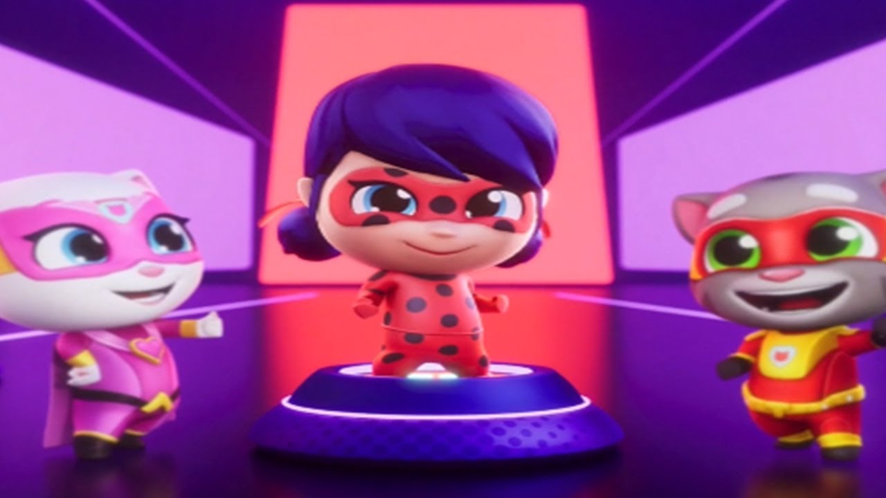 Talking Tom Hero Dash - Miraculous Ladybug New Update Outfit Gameplay ...