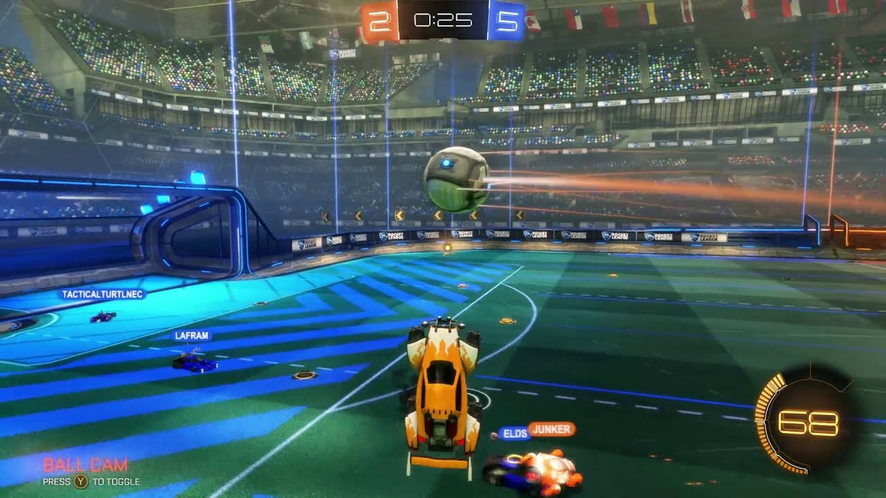 Rocket League | Fly Side Flip Aerial Goal - YouTube
