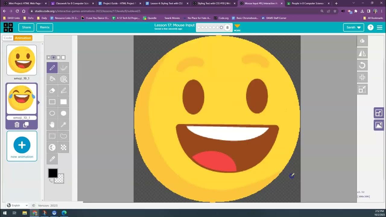 Changing Emoji Lesson 17 Level 9e - YouTube