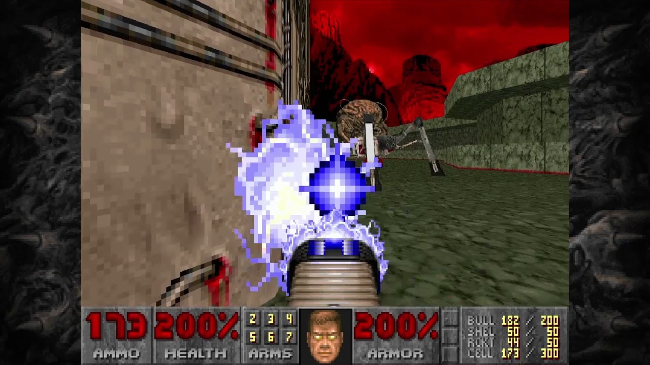 Doom cyberdemon and spidermastermind boss fight+Ending - YouTube