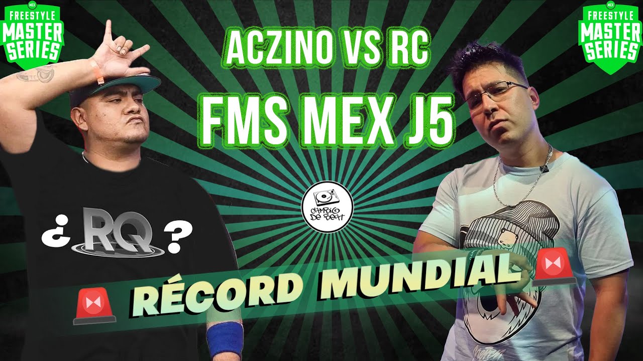 ¿LA MEJOR BATALLA DE FMS MEXICO? 🇲🇽 | ACZINO VS RC FMS MÉXICO J5 ...
