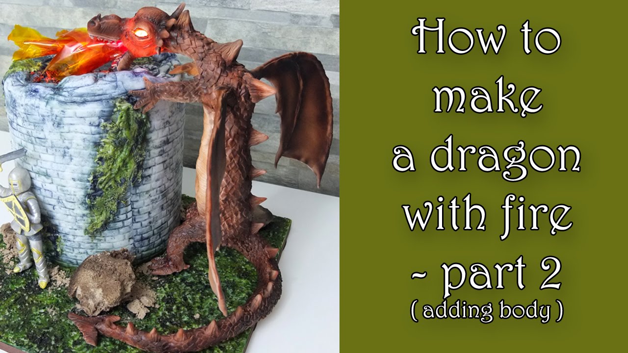How to make a dragon with fire - part 2 / Jak zrobić smoka z ogniem ...