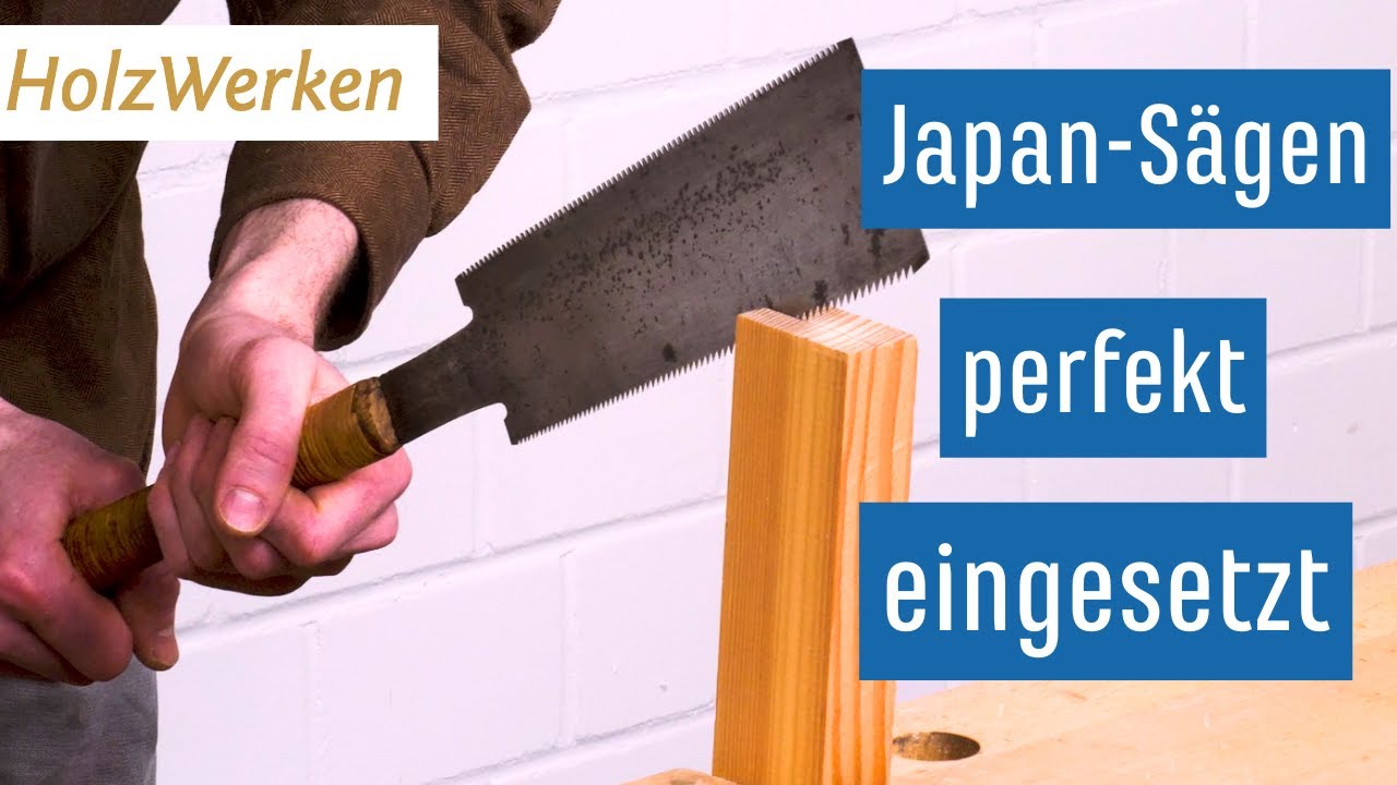 Holz von Hand sägen: So wird es gerade! - YouTube
