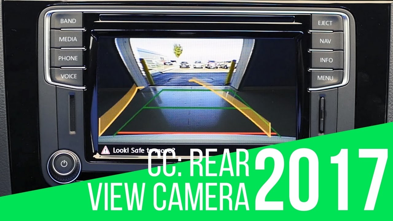 2017 Volkswagen CC: Rear View Camera - YouTube