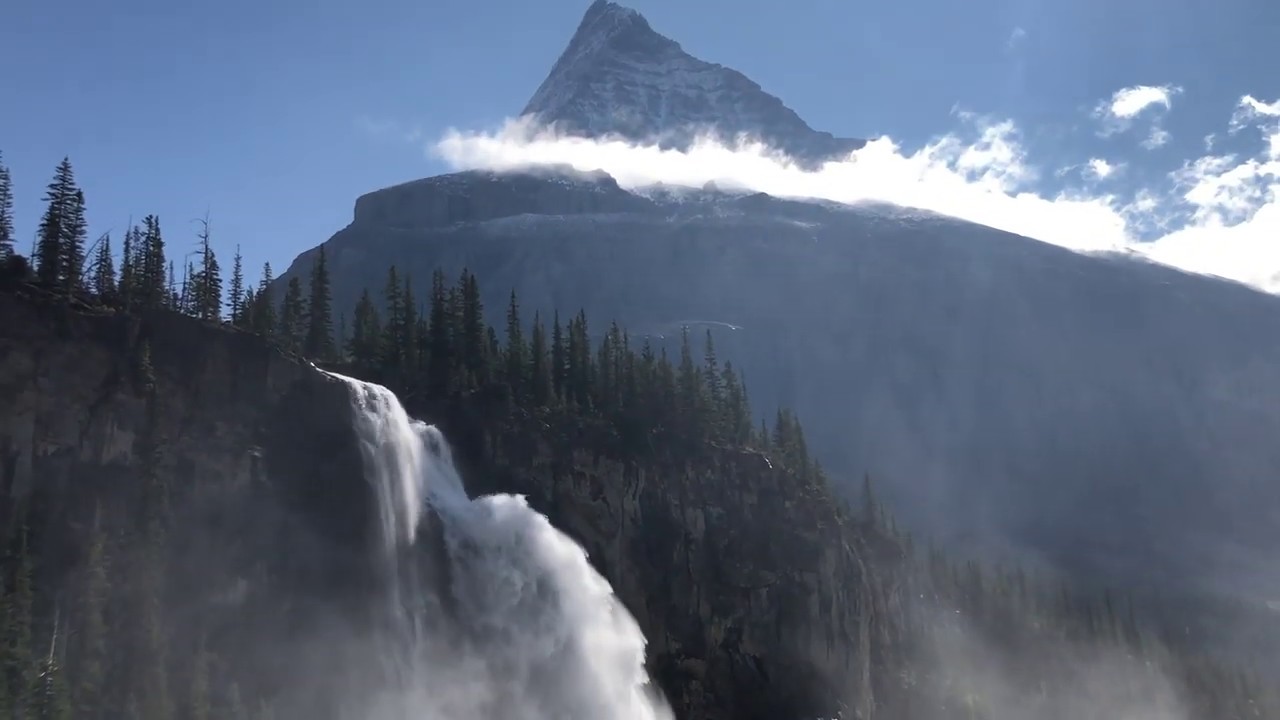 Emperor Falls - Berg Lake Trail, Mount Robson Provincial Park - YouTube