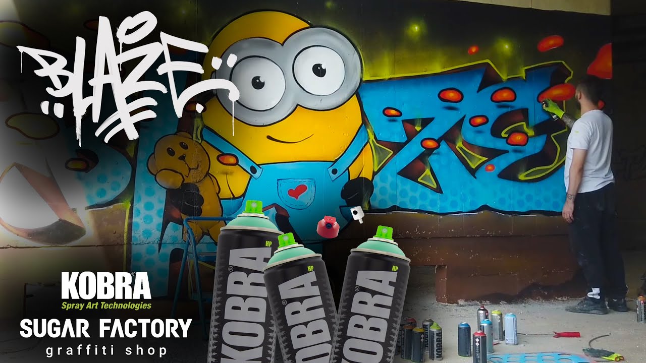 Minion Blaze GRAFFITI painting 🤓 2024. - YouTube