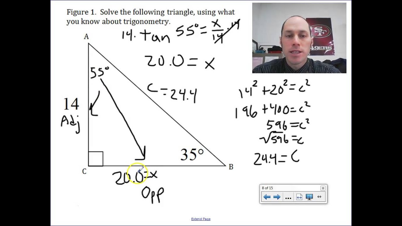 Geometry 8.4 Inverse Trig Functions - YouTube