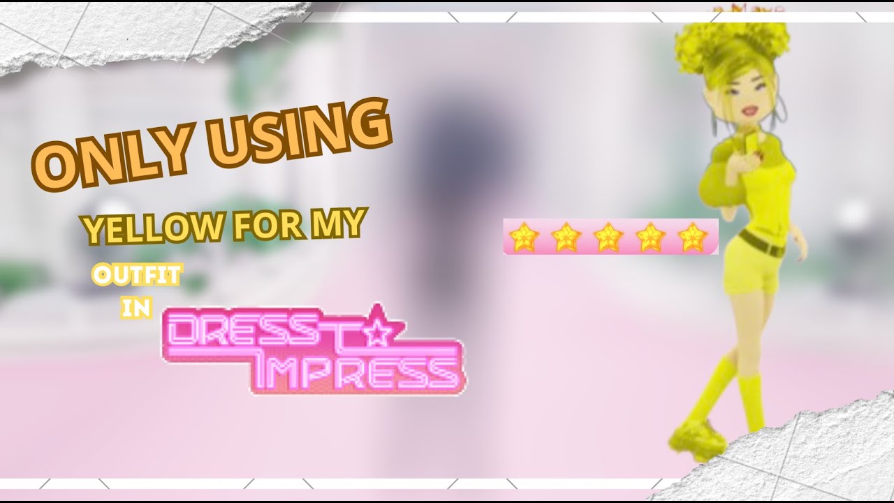 Styling an Outfit with Just One Color || dress to impress - YouTube