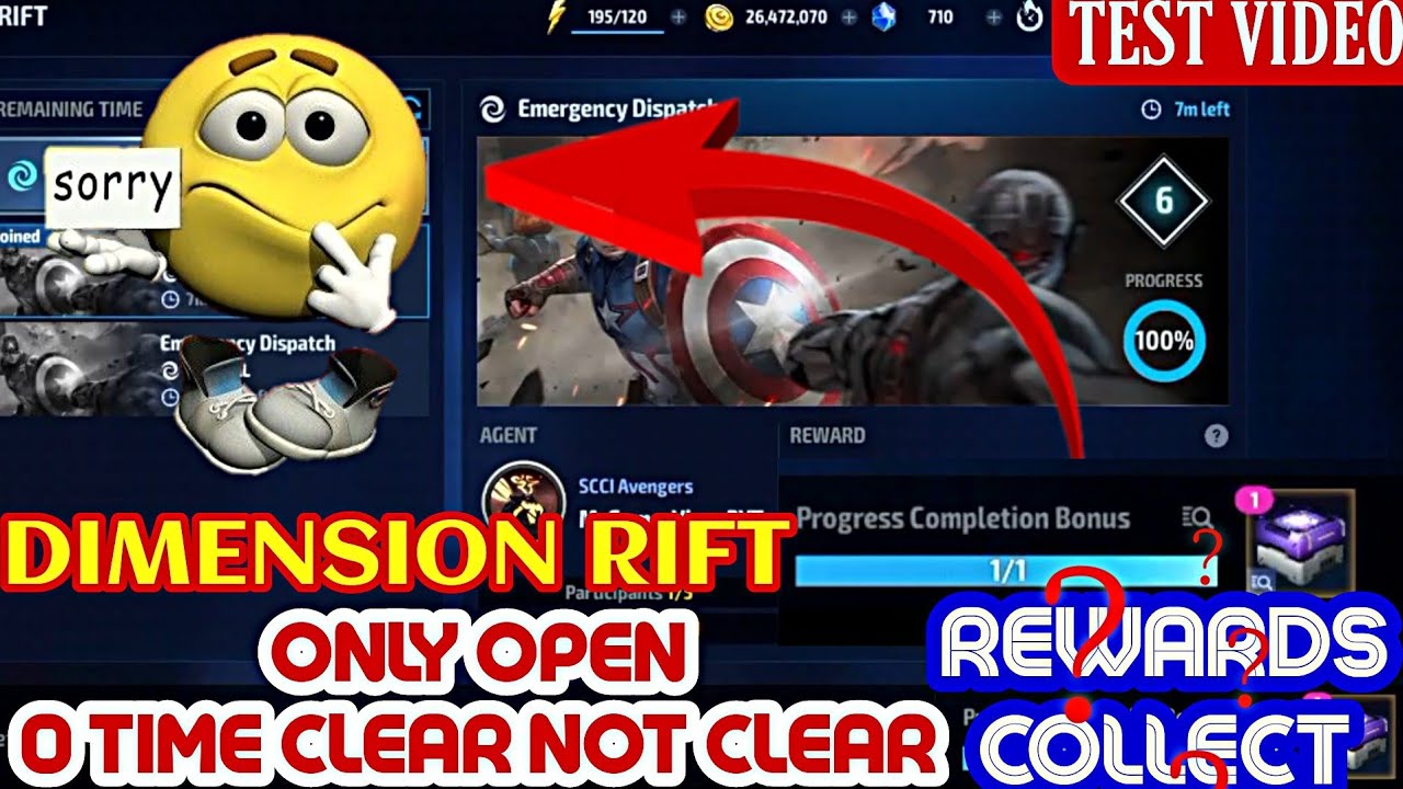 DIMENSION RIFT only open not clear REWARD COLLECT TEST VIDEO 🤔 in ...