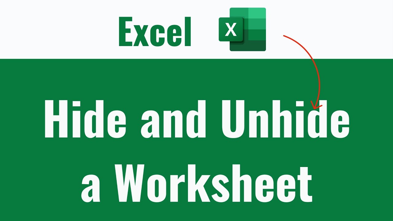 How To Hide And Unhide A Worksheet In Excel YouTube How To Hide And Unhide A Worksheet In Excel YouTube