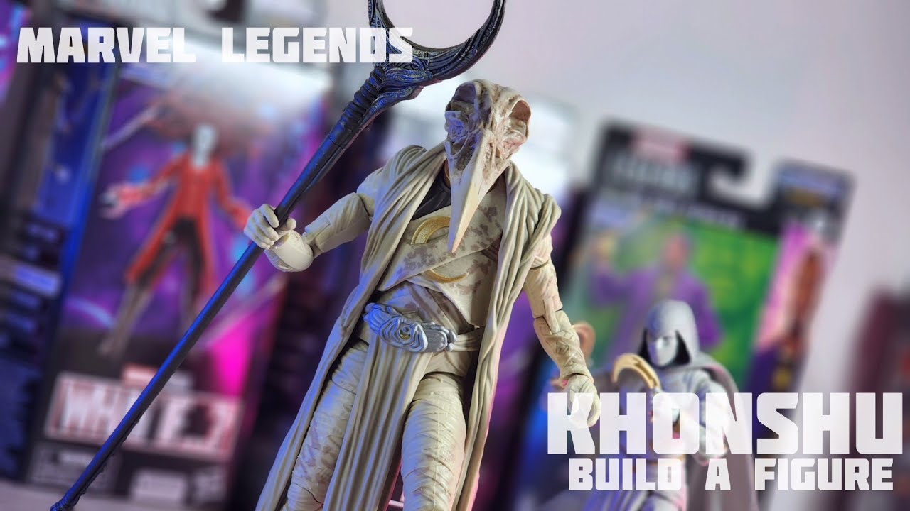 Marvel Legends Khonshu Build A Figure Moon Knight BAF What if Disney+ ...